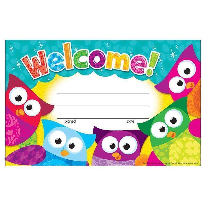 (12 Pk) Welcome Owl Stars