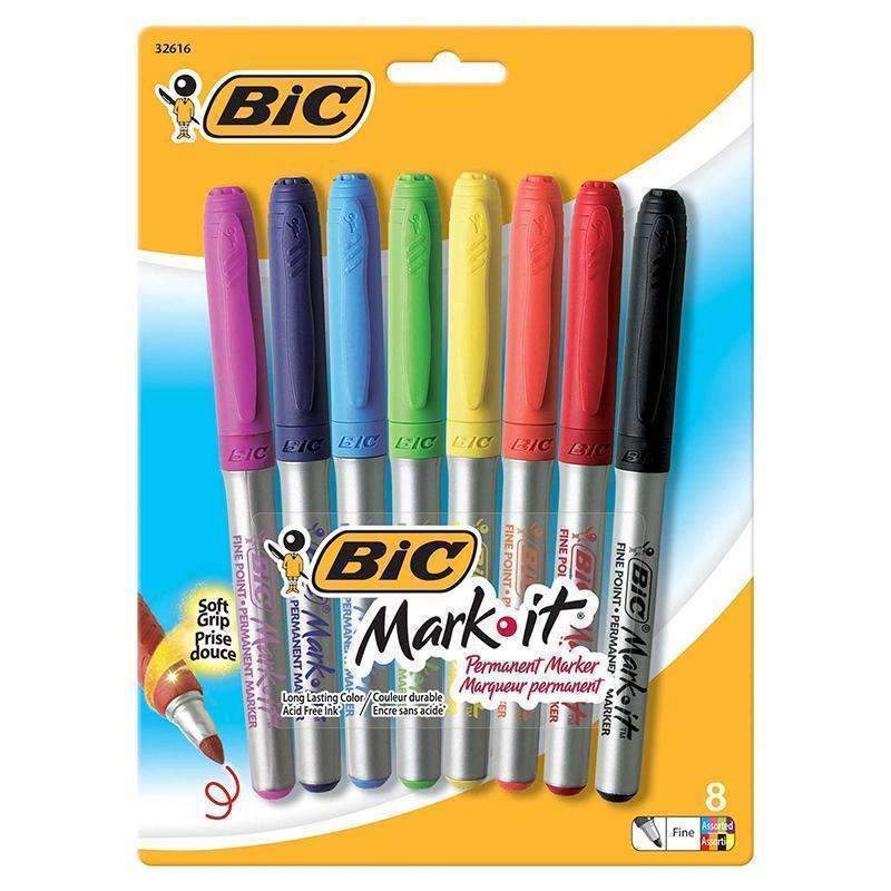 Bic Intensity Permanent Markers 8 Ct