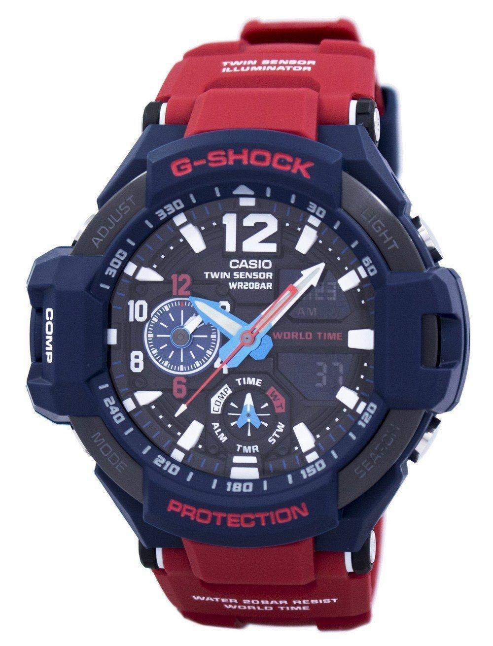 Casio G-Shock GRAVITYMASTER Shock Resistant World Time GA-1100-2A GA11