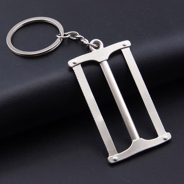 Creative Tool Zinc Alloy Silver Plated Changeable Spanner Keychain Adj