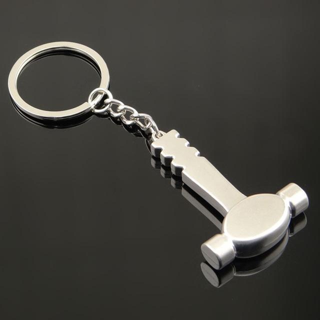 Creative Tool Zinc Alloy Silver Plated Changeable Spanner Keychain Adj