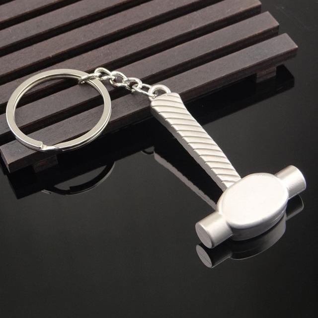 Creative Tool Zinc Alloy Silver Plated Changeable Spanner Keychain Adj