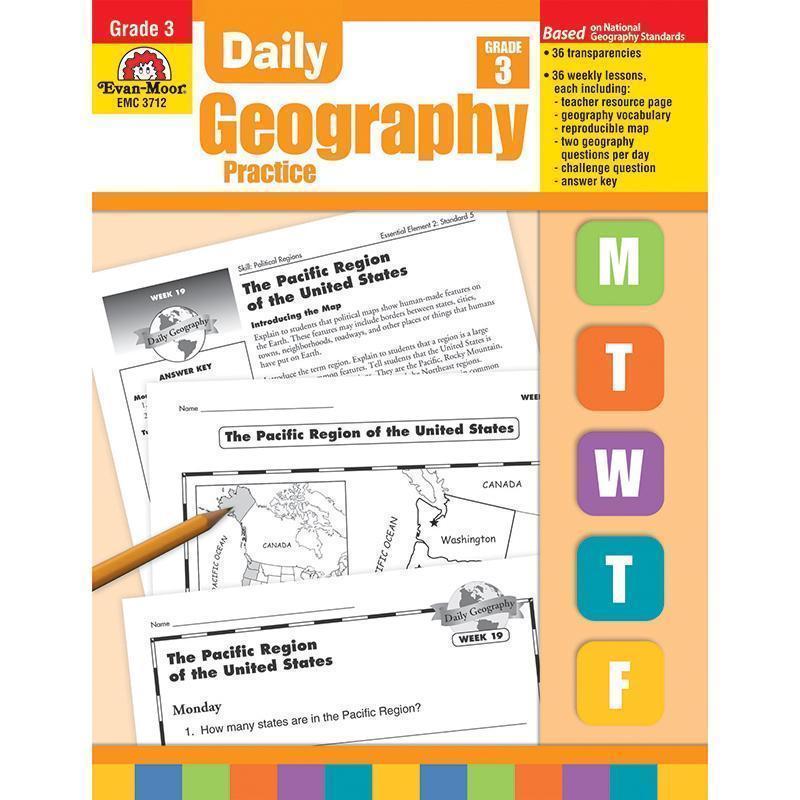 Daily Geography Practice Gr 3