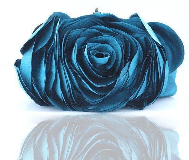 Flower Clutch Bag Women - Wedding Handbag - Bridal Clutch Purse
