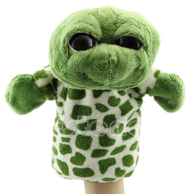 Kids Cute Plush Velour Animals Hand Puppets