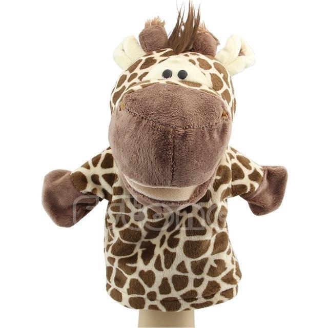 Kids Cute Plush Velour Animals Hand Puppets