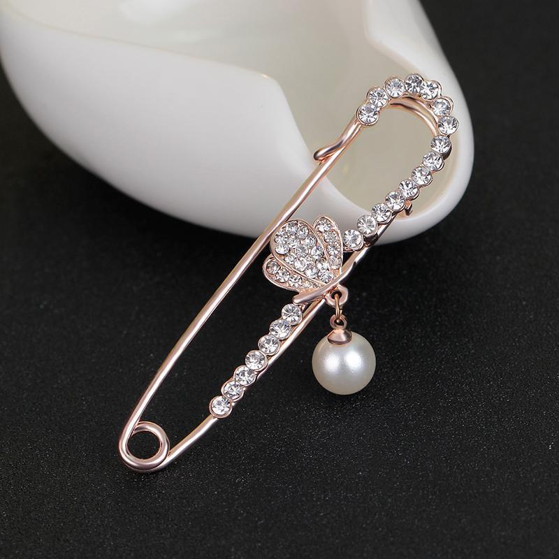 Large Brooch vintage brooch female fashion broche hijab pins and brooc