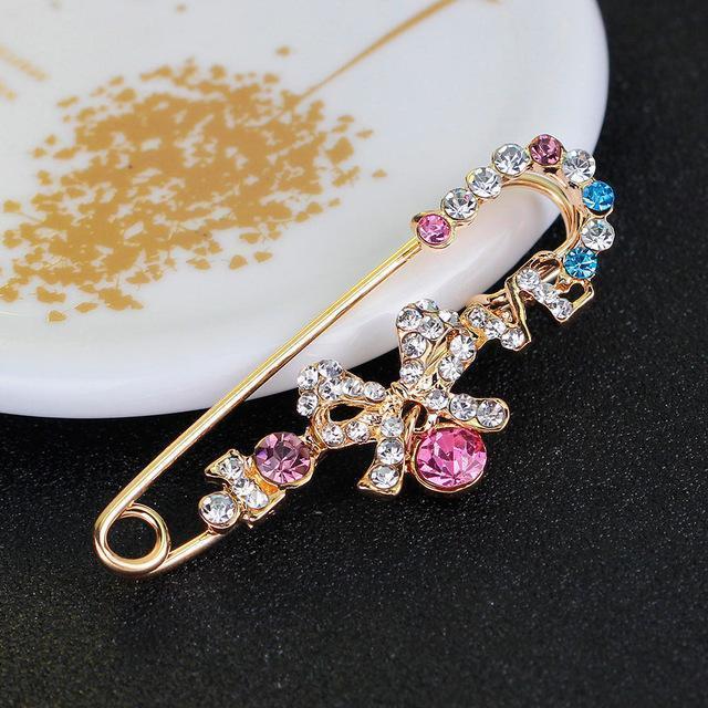 Large Brooch vintage brooch female fashion broche hijab pins and brooc