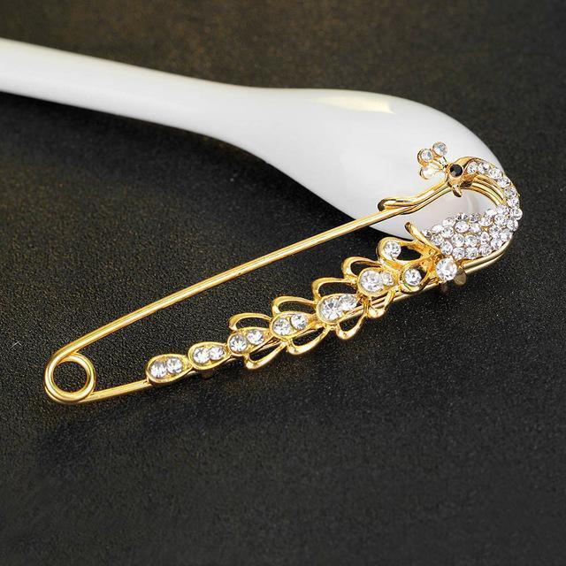 Large Brooch vintage brooch female fashion broche hijab pins and brooc