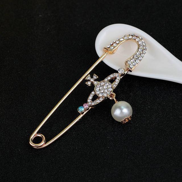 Large Brooch vintage brooch female fashion broche hijab pins and brooc