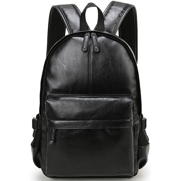 Leather School Backpack - Men Casual Bags