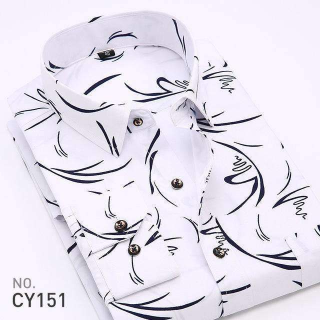 Men's Printed Casual Collar Shirts