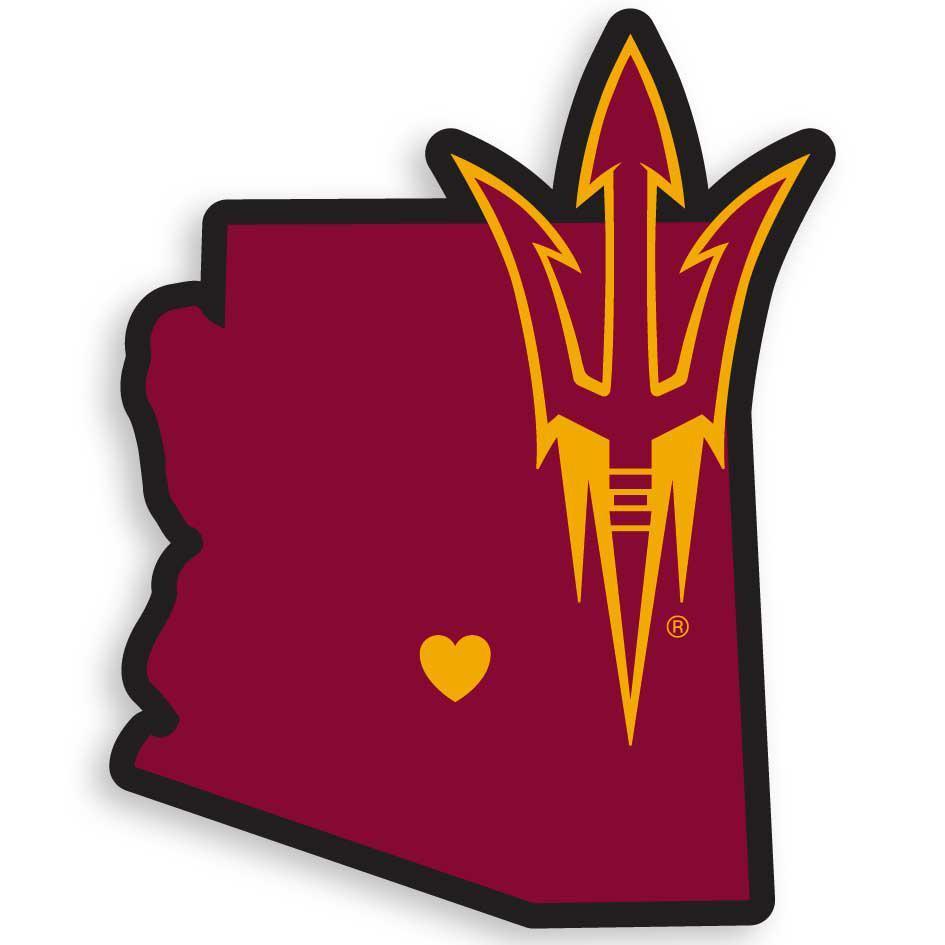 NCAA - Arizona St. Sun Devils Home State Decal