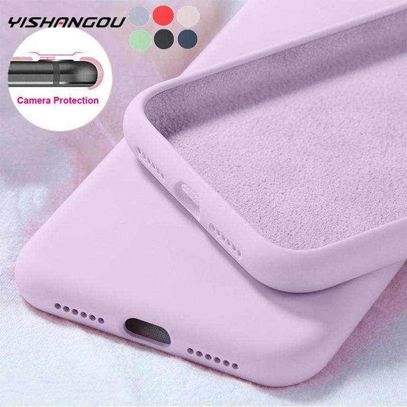 New Original Liquid Silicone Soft Case For Samsung A51 A50 S10 Plus S8