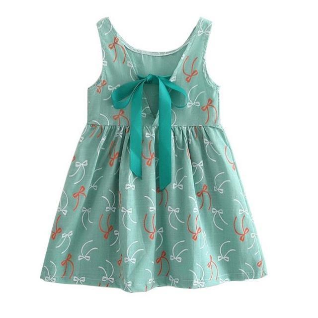 Newest Style Summer Baby Kid Cotton Vest Princess Girls Dress Newborn