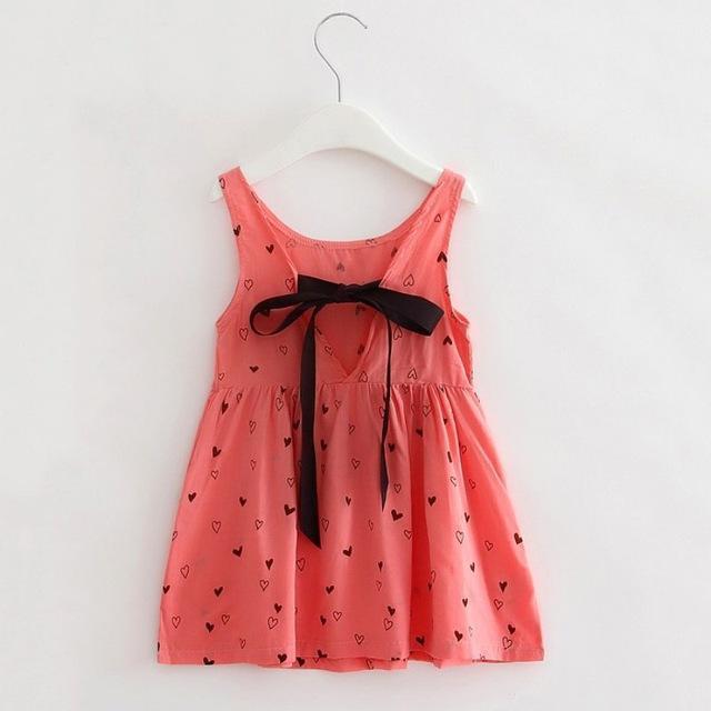 Newest Style Summer Baby Kid Cotton Vest Princess Girls Dress Newborn