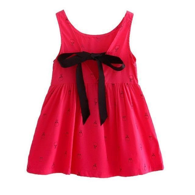 Newest Style Summer Baby Kid Cotton Vest Princess Girls Dress Newborn