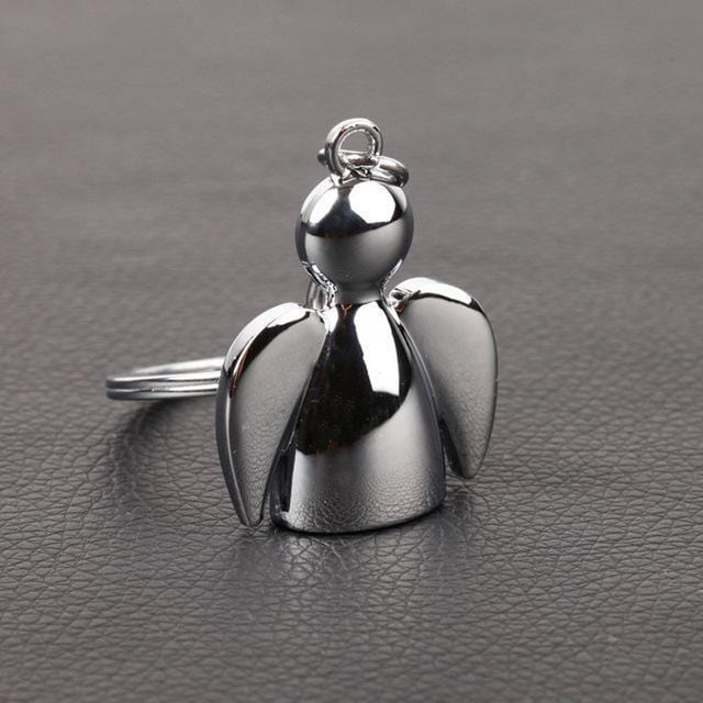 Pure gold key chain golden keychains keyrings women handbag charms pen