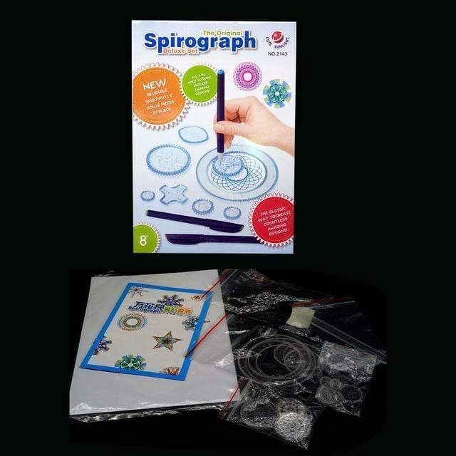 Spirograph Drawing toys set 20 Accessories Creative Draw Spiral Design