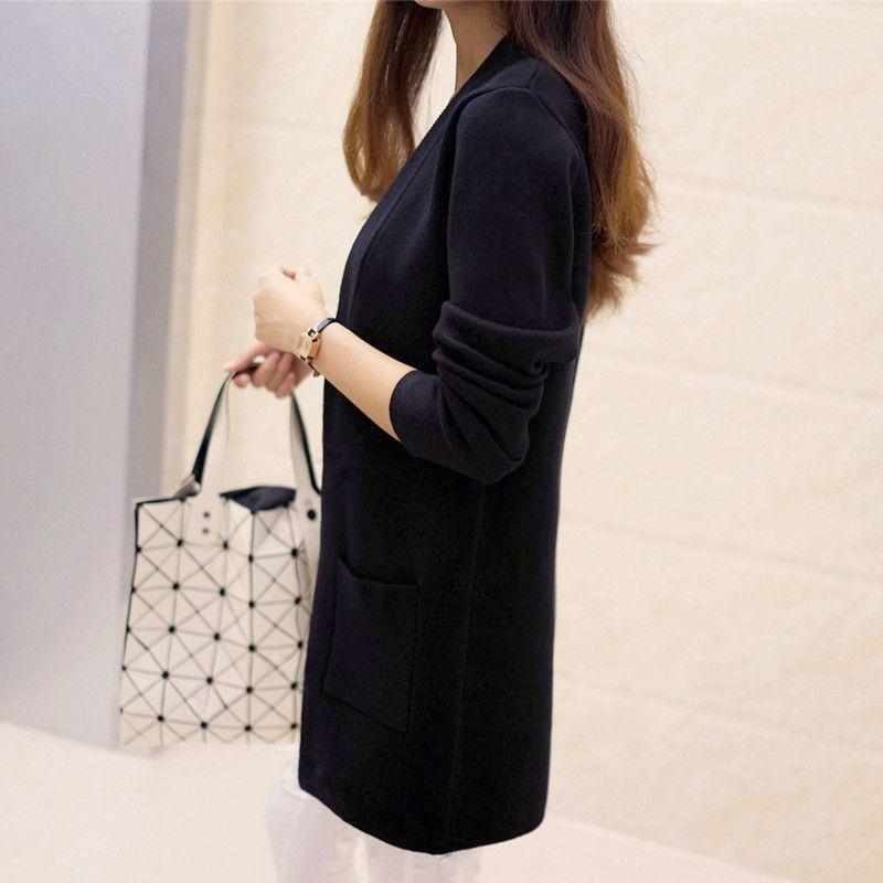 Women Cardigan Style Open Sweater Coat