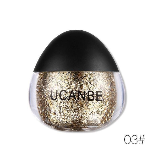 Women Single Glitter Cream Eye Shadow Pot
