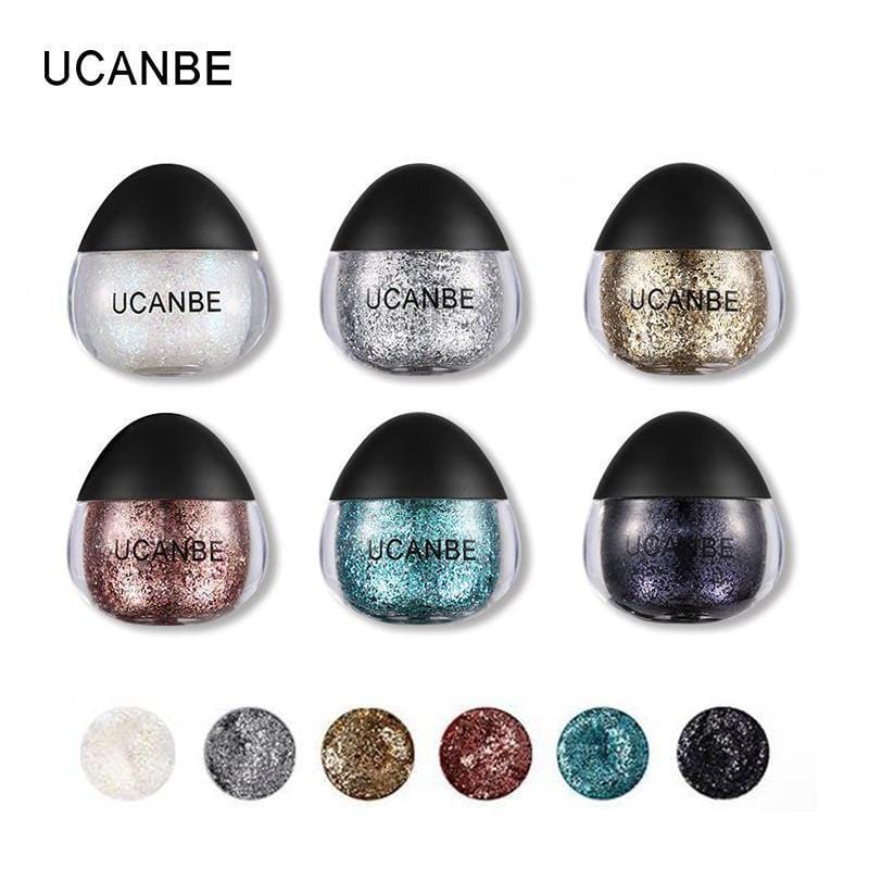 Women Single Glitter Cream Eye Shadow Pot